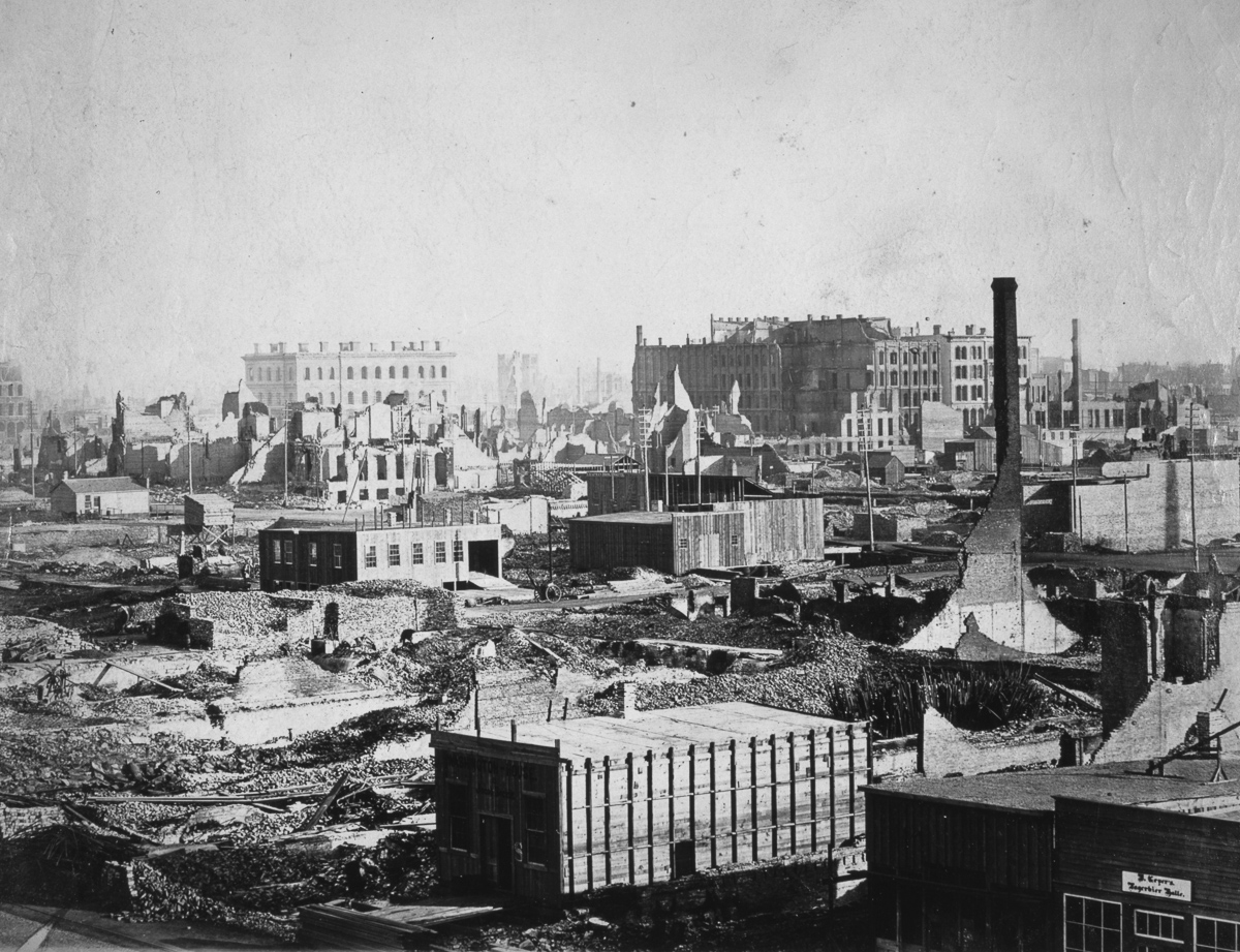 1871 Chicago. Reconstruction begins a few weeks after the fire | KD's ...